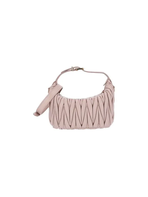 Miu Miu Matelassé Nappa Pouch - Pink