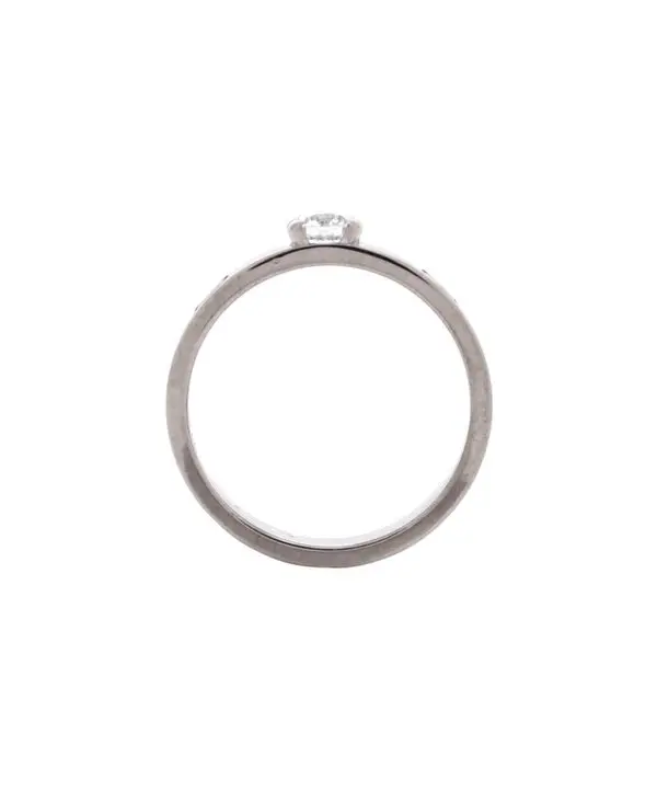 CARTIER 0.23ct Love Solitaire Ring In 18k Gold With Diamond