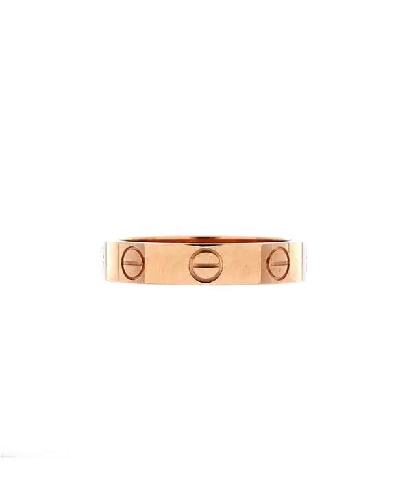 CARTIER Love Wedding Band Ring - Pink