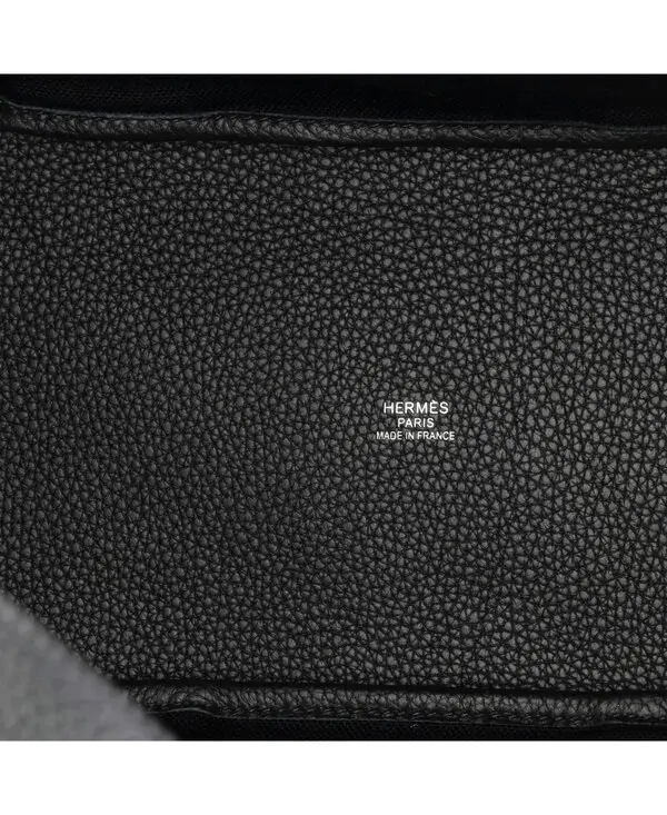 Hermès Pursangle Tote Canvas With Leather