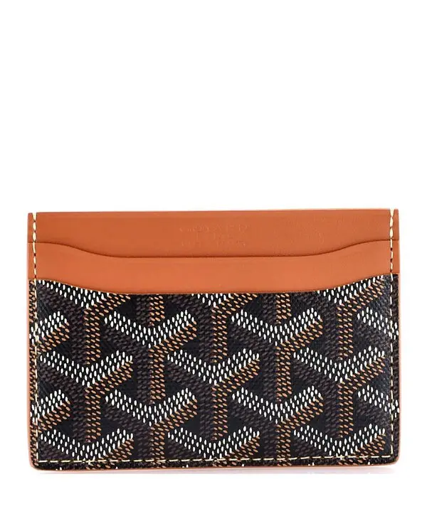 GOYARD Saint Sulpice Card Holder Coated Canvas - Brown