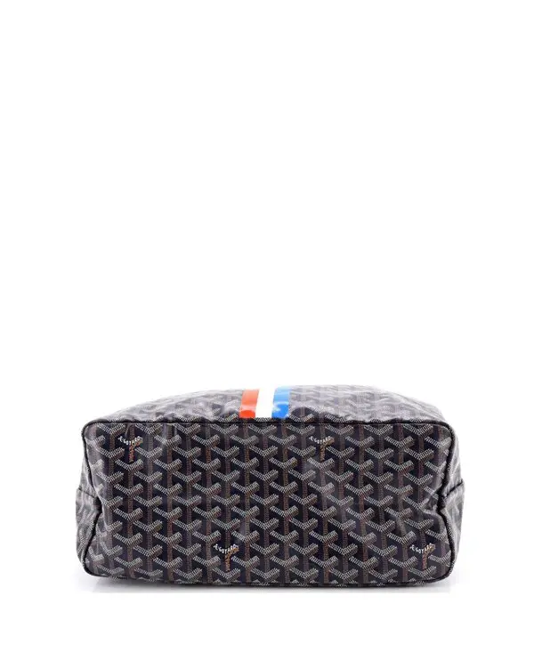 Goyard Pm Saint Louis Tote Coated Canvas - Blue