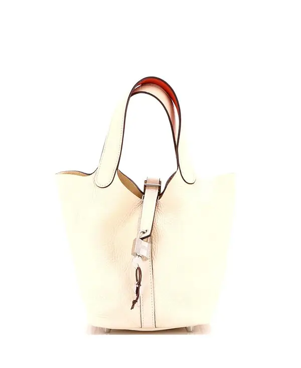 HERMES Pm Eclat Picotin Lock Bucket Bag
