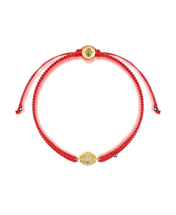 KARMA AND LUCK Powerful Protection Red String Bracelet - Red/gold