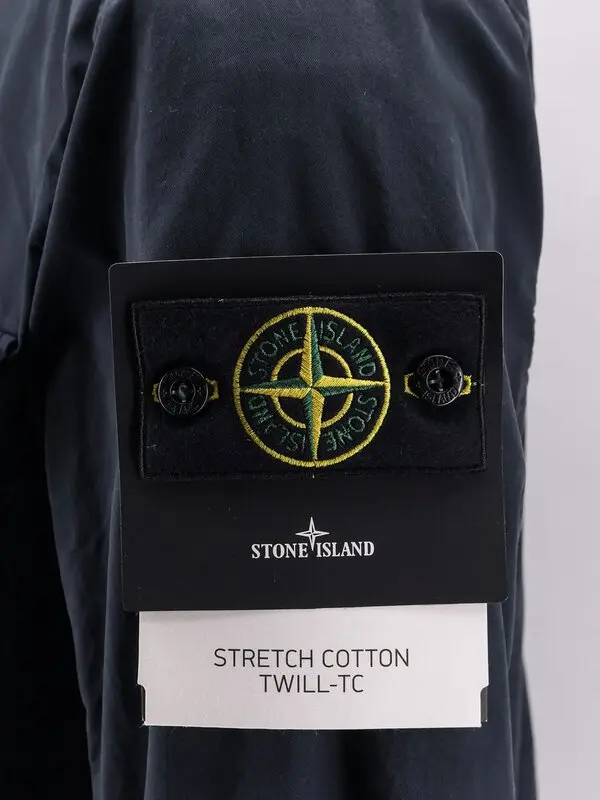 Stone Island Stretch Cotton Twill Tc Jacket