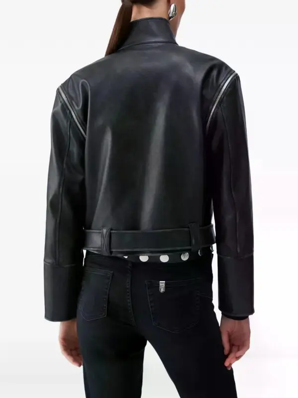 Liu Jo Belted Jacket With Detachable Sleeves