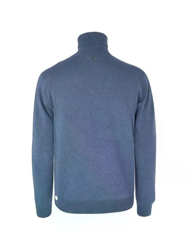 Agnona Roll-neck Cashmere Sweater - Blue