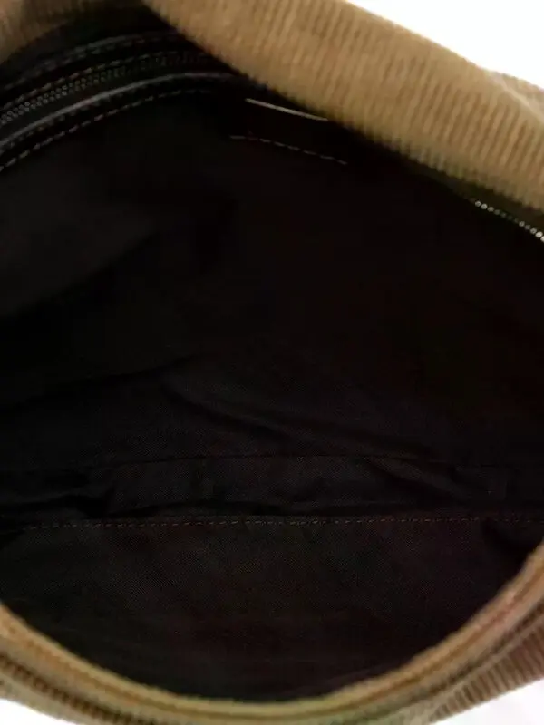 Fendi 2000-2010 Corduroy Shoulder Bag - Brown