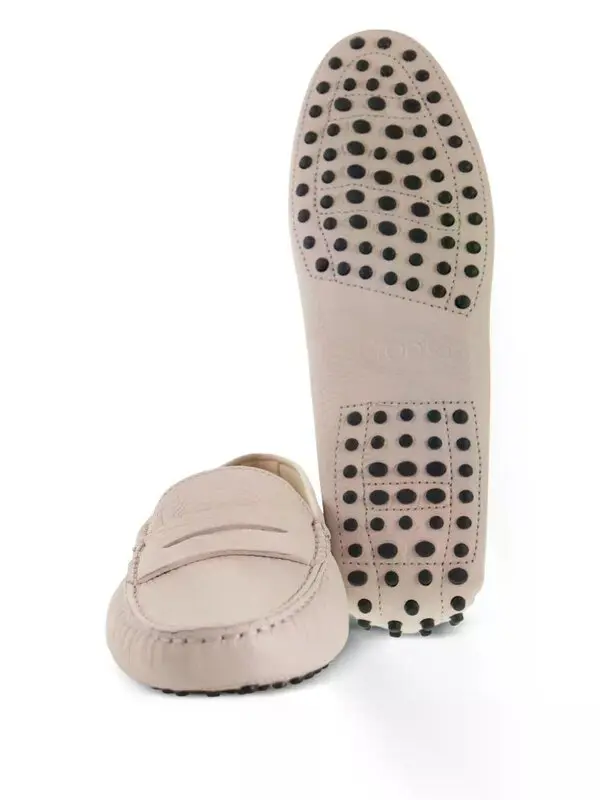 TOD'S Round-toe Leather Loafers