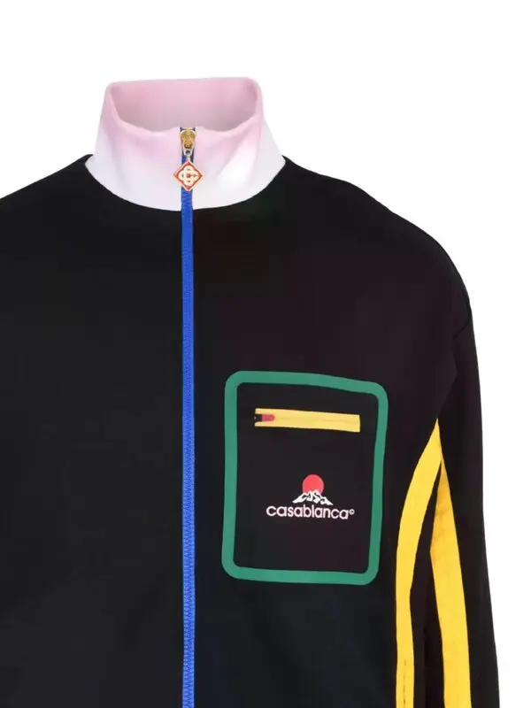 Casablanca Striped Rib Track Jacket