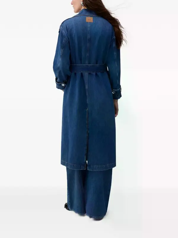 Liu Jo Denim Belted Trench Coat