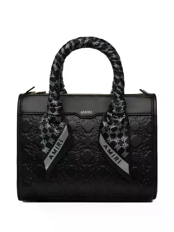 Amiri Ma Quad Micro Triangle Embossed Tote