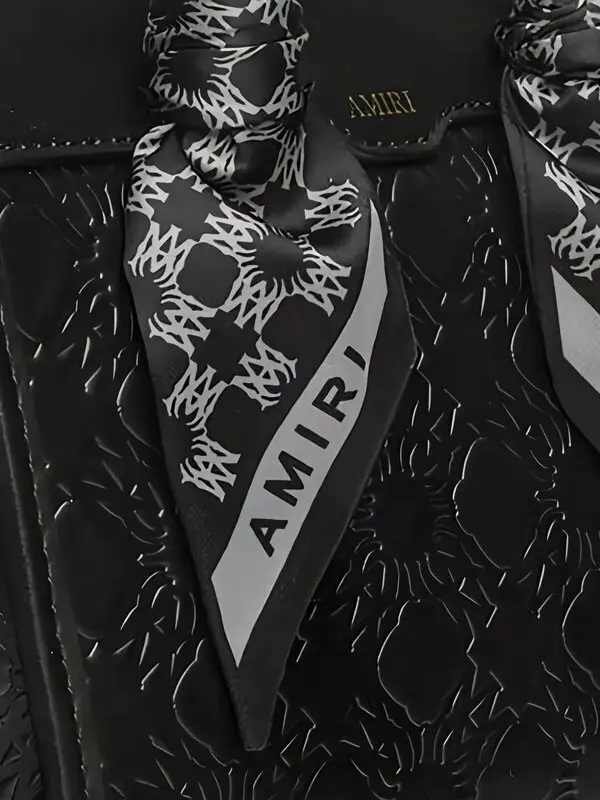 Amiri Ma Quad Micro Triangle Embossed Tote