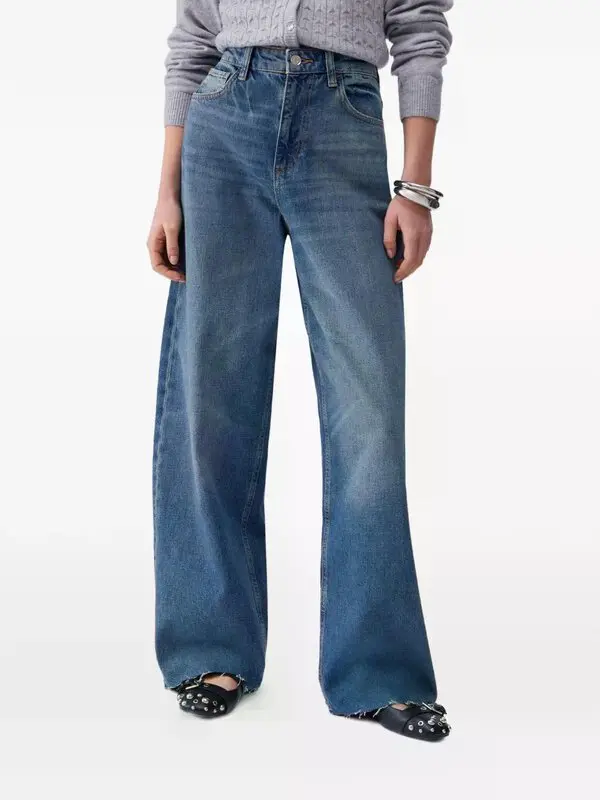 Liu Jo Rhinestone Embellished Straight-leg Jeans
