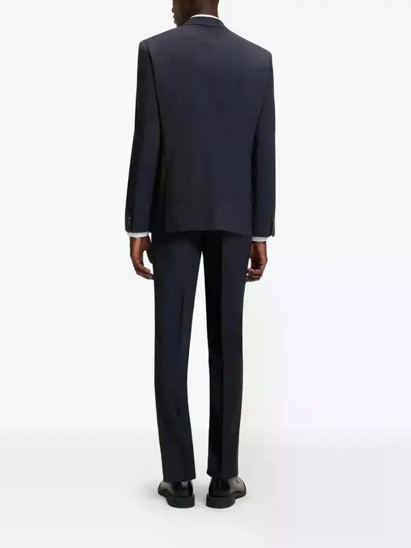 Hugo Single-breasted Blazer - Blue