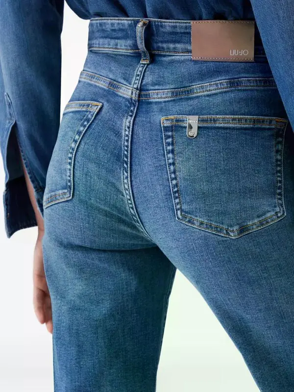 Liu Jo Stone-washed Straight Leg Jeans