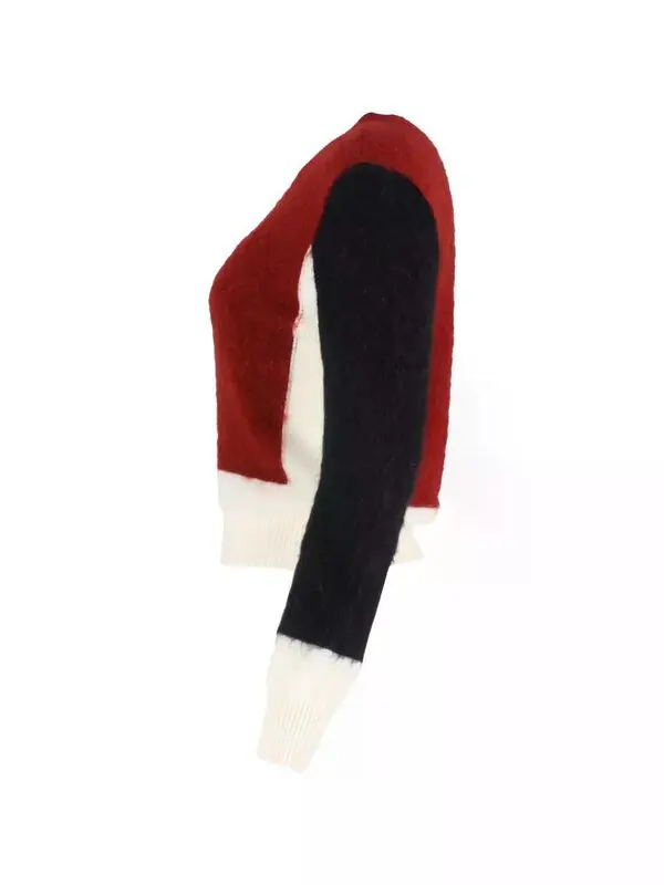 Kenzo Tiger-patch Colorblock Sweater