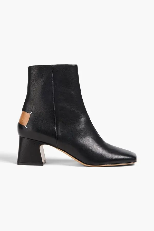 MAISON MARGIELA Four Stitches Leather Ankle Boots