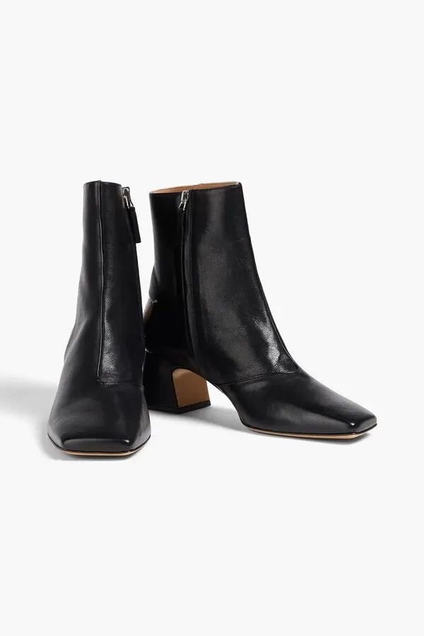 MAISON MARGIELA Four Stitches Leather Ankle Boots