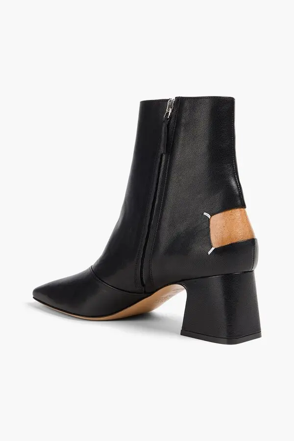 MAISON MARGIELA Four Stitches Leather Ankle Boots