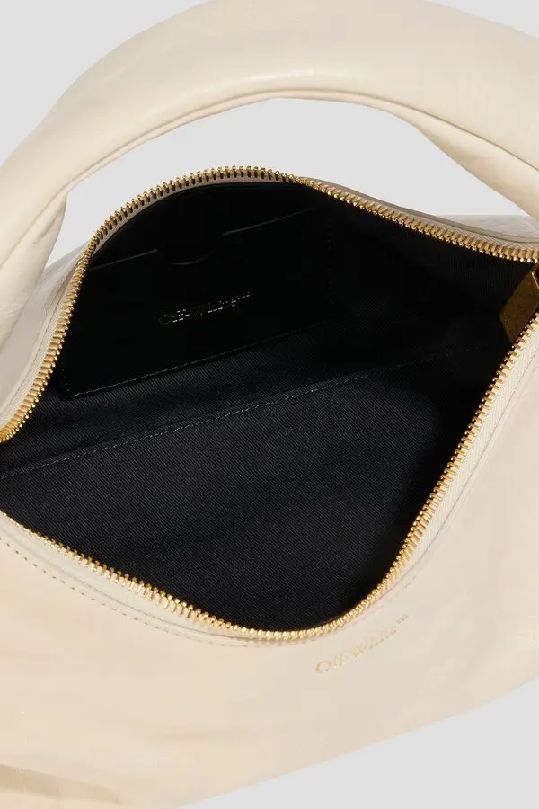Off-White Arcade Leather Shoulder Bag - Off-white