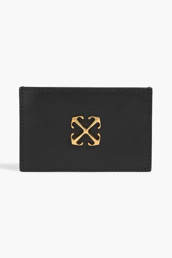 Off-White Jitney Leather Cardholder - Black