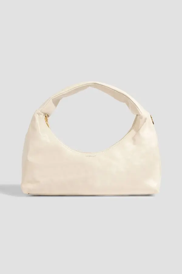 Off-White Arcade Jumbo Leather Shoulder Bag