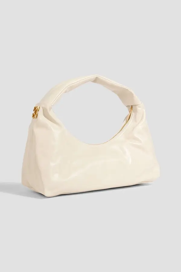 Off-White Arcade Jumbo Leather Shoulder Bag