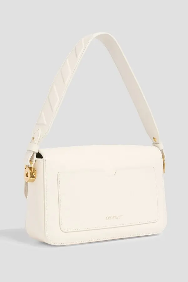 Off-White Binder Leather Shoulder Bag - Off-white