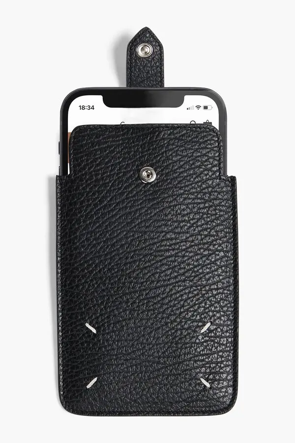 MAISON MARGIELA Pebbledleather Phone Case