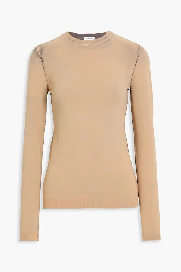 Acne Studios Cutout Stretch-jersey Top
