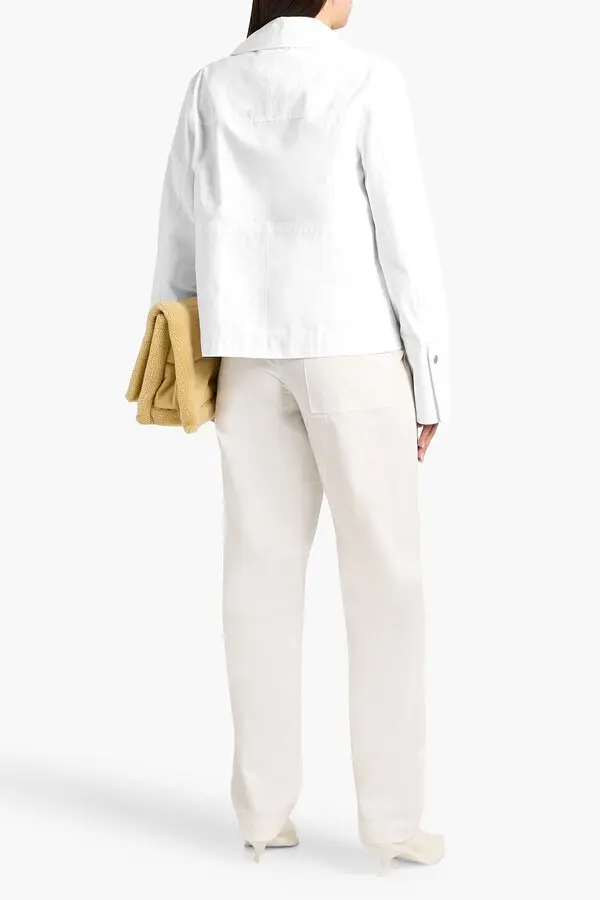 Proenza Schouler Barnes Cotton-canvas Jacket - White