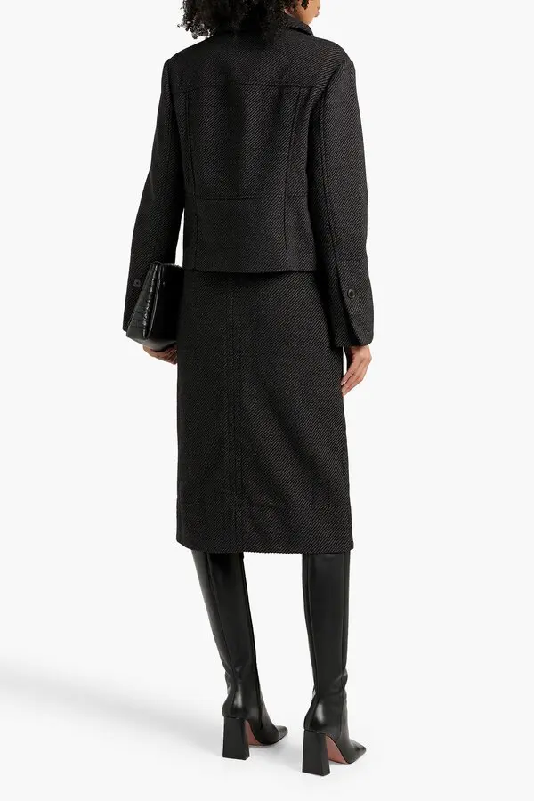 Proenza Schouler Colette Twill Jacket - Black
