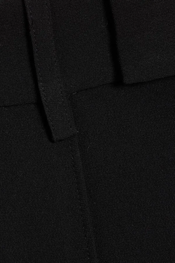 Proenza Schouler Weyes Crepe Straight-leg Pants - Black