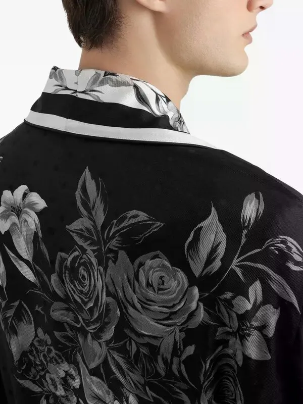 Dolce & Gabbana Floral Belted Robe