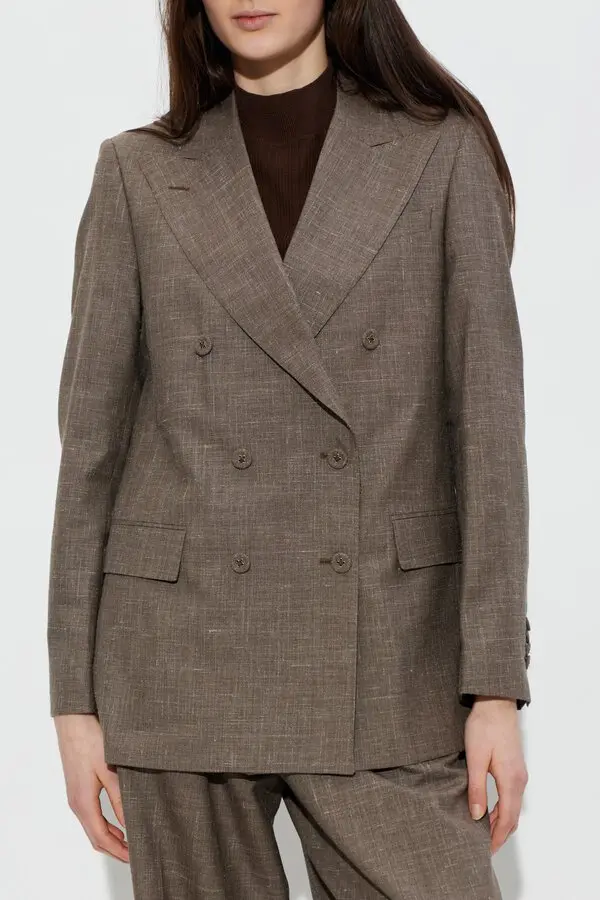 Officine Générale Sandra’ Wool Blazer - Brown