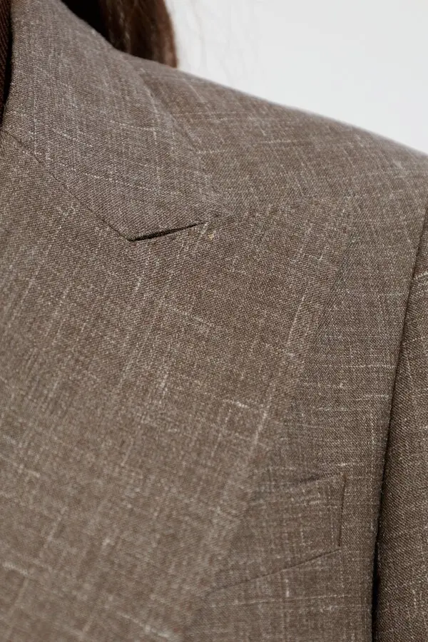 Officine Générale Sandra’ Wool Blazer - Brown