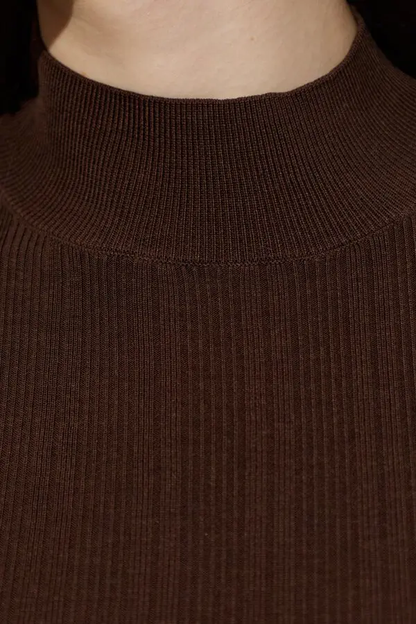 Officine Générale Laya' Knit Top - Brown
