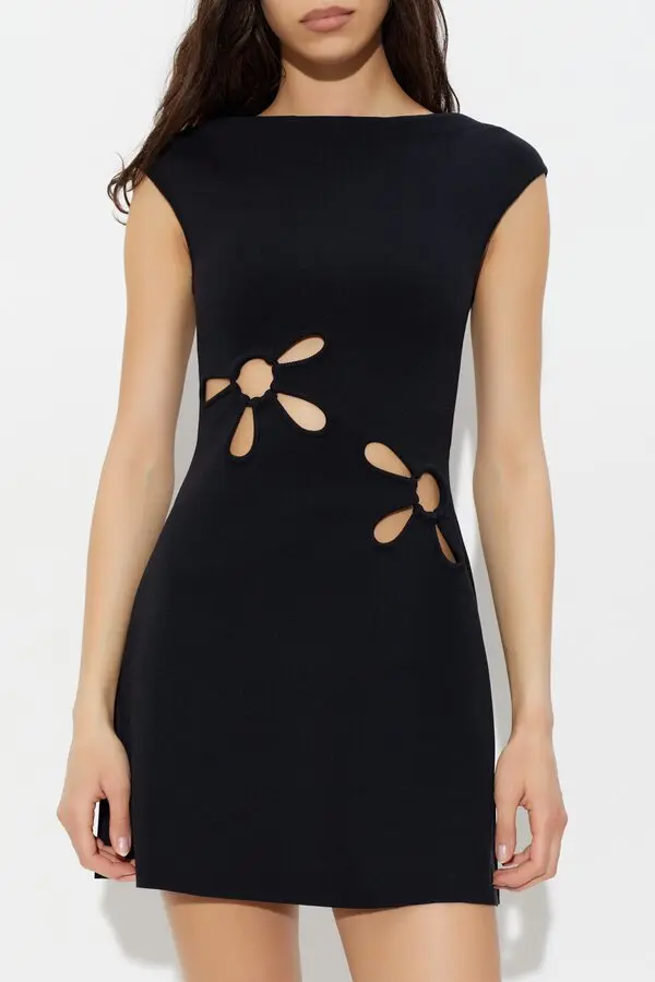 asymmetrical draped short dress Olympia Asymmetrical Pleated Maxi Dress main image 1
