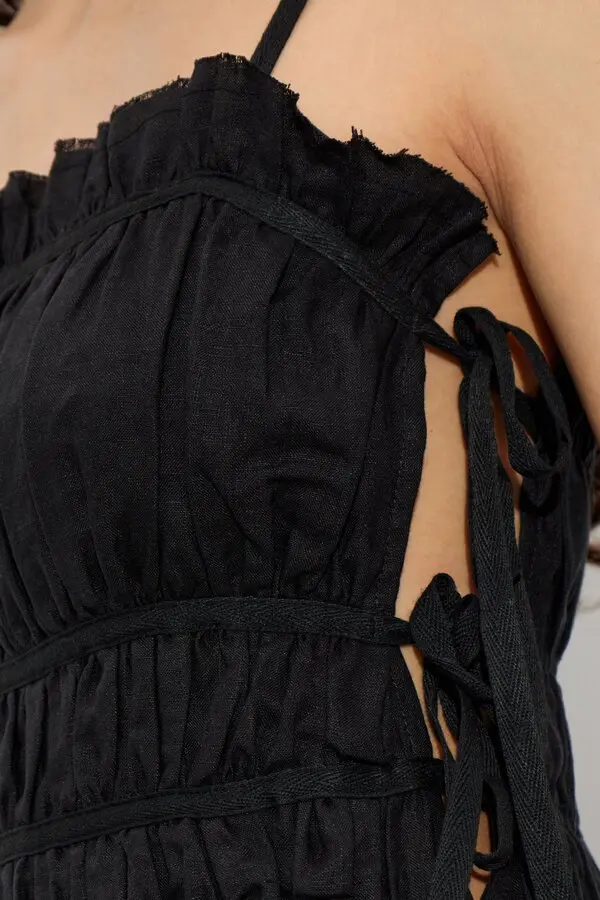Cult Gaia Flared Hem Midi Dress