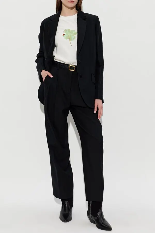 Paul Smith Wool Pleated Trousers