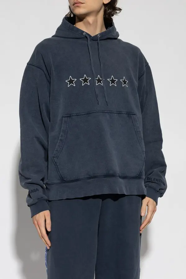 Balenciaga Printed Oversized Sweatshirt