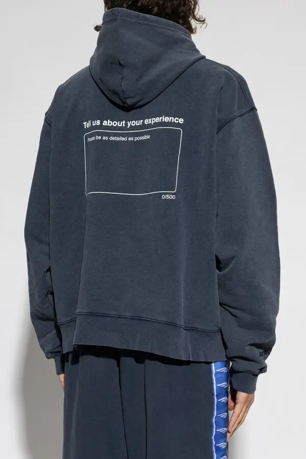 Balenciaga Printed Oversized Sweatshirt