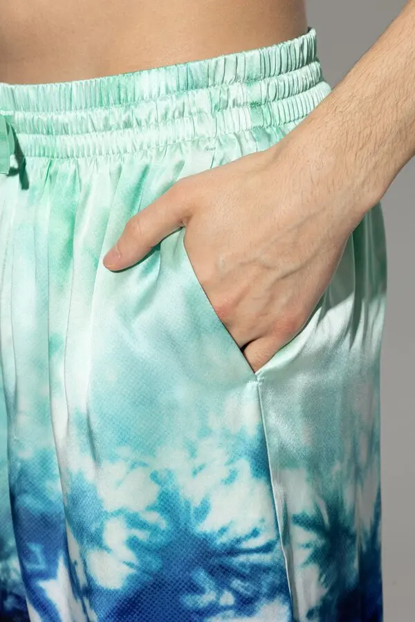 Casablanca Silk Shorts With Pocket