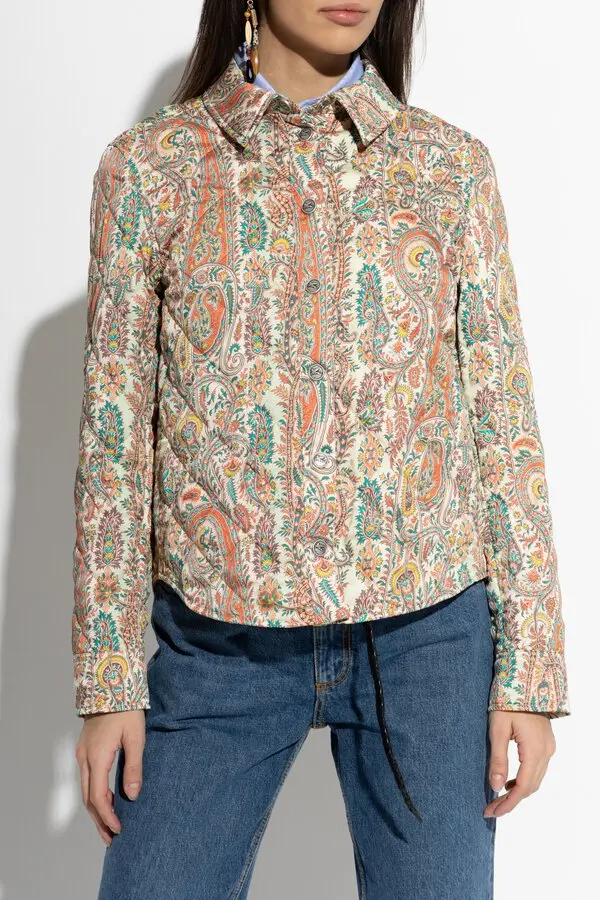 Etro Patterned Shirt Jacket - Multicolour