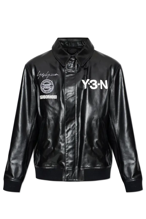 Y3 X Neighborhood Leather Jacket