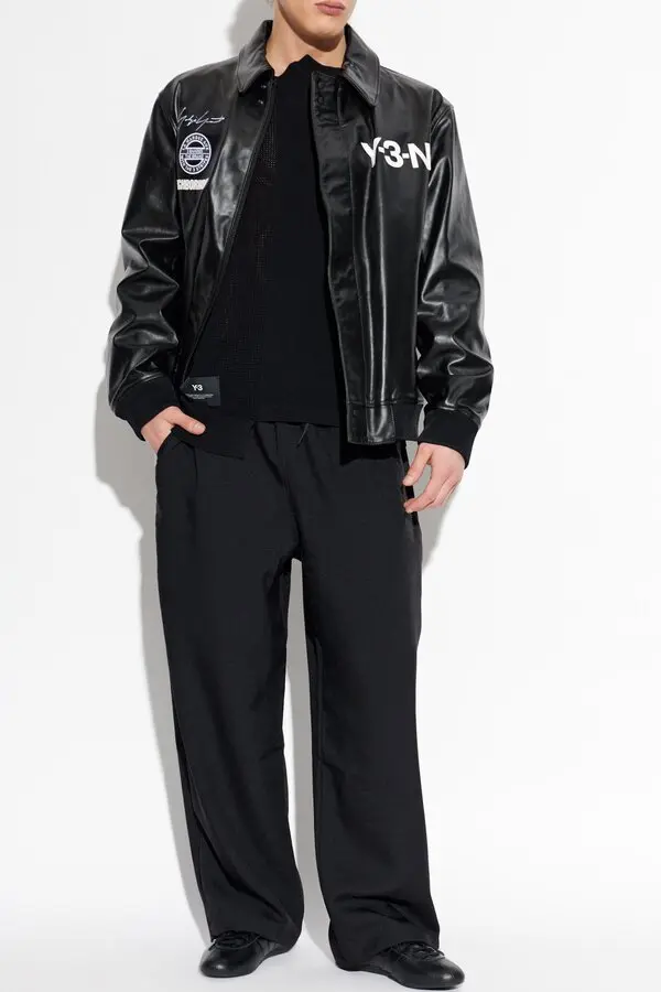 Y3 X Neighborhood Leather Jacket