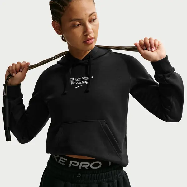 Nike Wrestling Pullover Hoodie - Black