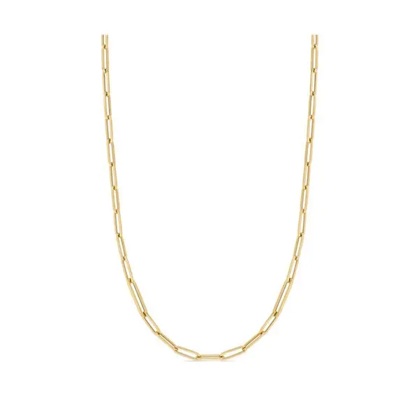 Roberto Coin Designer Gold Paperclip Necklace - Yg