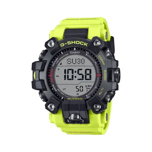 G-Shock Master Of G-land Mudman Gray Dial Watch 52.7mm - Carbon Fiber